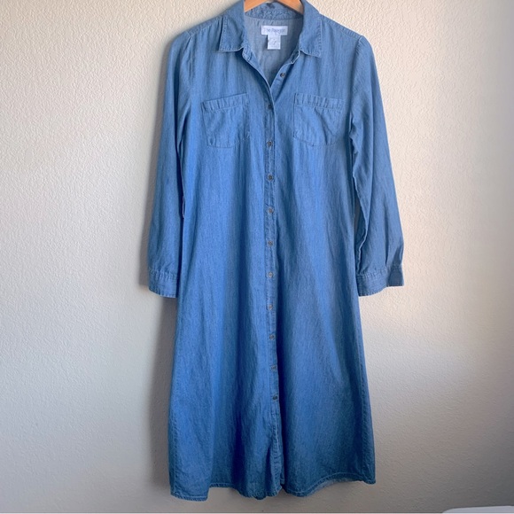 The Paragon | Dresses | Vintage Button Down Denim Dress | Poshmark